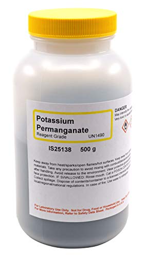 Potassium Permanganate Powder, 500g - Reagent-Grade - The Curated Chemical Collection by Innovating Science