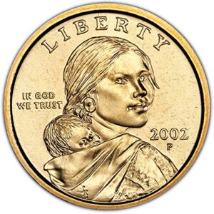 2002 p bu sacagawea dollar choice uncirculated us mint