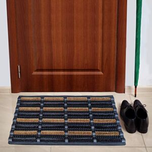 FOOTMATTERS Ninamar Mud Scrubber Tray Mat - 29.5 x 17.5 inch