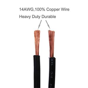 SCCKE 6FT 14AWG SAE to SAE Extension Cable Quick Disconnect Wire Harness SAE Connector/SAE TO SAE Heavy Duty Extension Cable