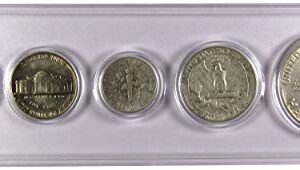 1942 Year Set 5 Coins in AG About Good or Better Condition Collectible Gift Set