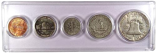 1942 Year Set 5 Coins in AG About Good or Better Condition Collectible Gift Set