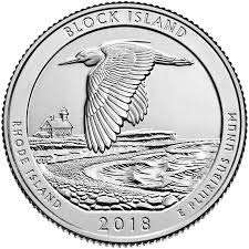 2018 p bankroll of 40 - block island wildlife refuge, ri quarter uncirculated