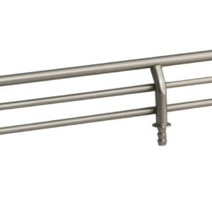 Satin Nickel 23" Shoe Fence for Shelving