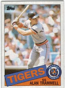 1985 topps detroit tigers ('84 world champs) team set with alan trammel & jack morris - 30 mlb cards