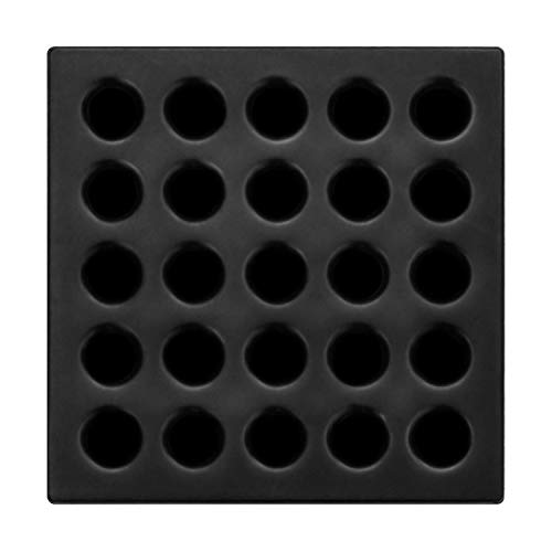 Ebbe Matte Black Drain Grate