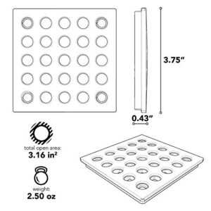 Ebbe Matte Black Drain Grate