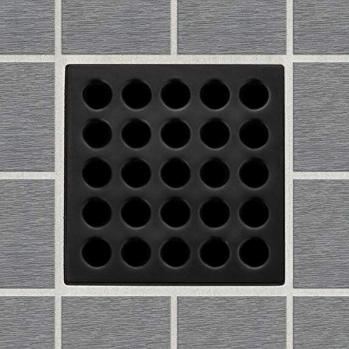 Ebbe Matte Black Drain Grate