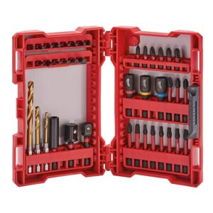 milwaukee shockwave impact drill and drive driver bit set (40 set)