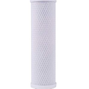 CFS – Carbon Block Water Filter Cartridge Compatible with Universal 10” Filter Models – Remove Bad Taste & Odor – Whole House Replacement Water Filter Cartridge – 0.5 Micron - White (Pack of 1)