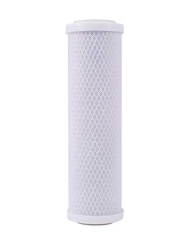 CFS – Carbon Block Water Filter Cartridge Compatible with Universal 10” Filter Models – Remove Bad Taste & Odor – Whole House Replacement Water Filter Cartridge – 0.5 Micron - White (Pack of 1)