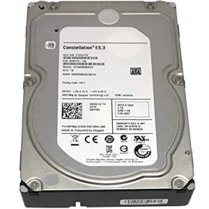 Seagate 4TB Enterprise Capacity HDD 7200RPM SATA 6Gbps 128 MB Cache Internal Bare Drive (ST4000NM0033) (Renewed)