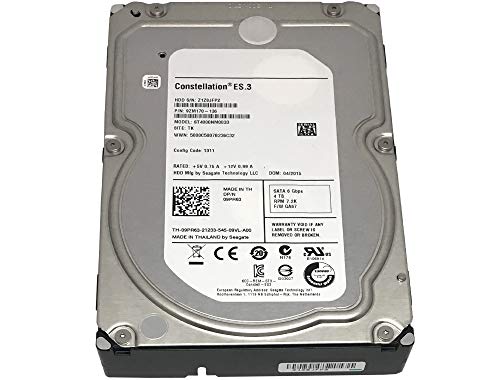 Seagate 4TB Enterprise Capacity HDD 7200RPM SATA 6Gbps 128 MB Cache Internal Bare Drive (ST4000NM0033) (Renewed)