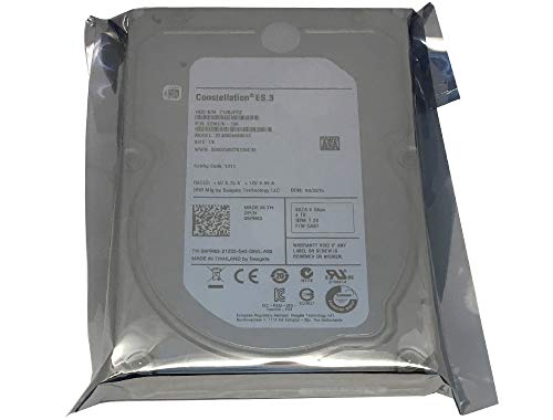 Seagate 4TB Enterprise Capacity HDD 7200RPM SATA 6Gbps 128 MB Cache Internal Bare Drive (ST4000NM0033) (Renewed)