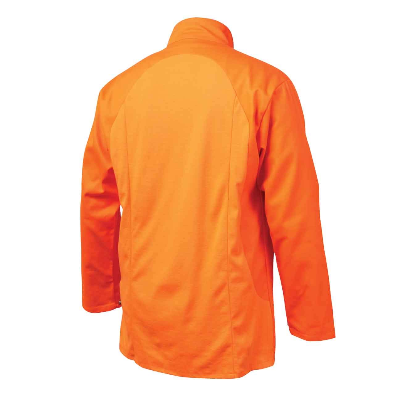 Black Stallion JF1625-OR Stretch-Back FR Cotton Welding Jacket, Orange, Medium