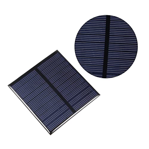 uxcell 5Pcs 0.7W 5V Small Solar Panel Module DIY Polysilicon for Toys Charger