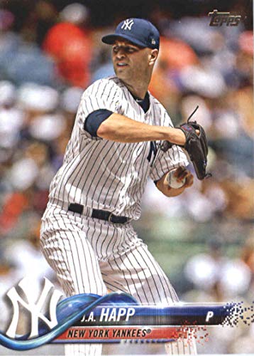 2018 Topps Update and Highlights Baseball Series #US75 J.A. Happ New York Yankees Official MLB Trading Card