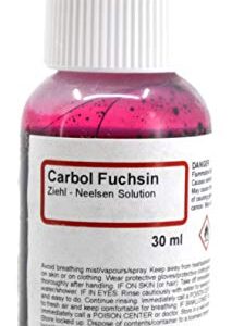 Innovating Science Carbol Fuchsin (Ziehl Neelsen) Solution, 1 fl oz (30mL) - The Curated Chemical Collection