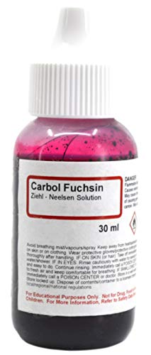 Innovating Science Carbol Fuchsin (Ziehl Neelsen) Solution, 1 fl oz (30mL) - The Curated Chemical Collection