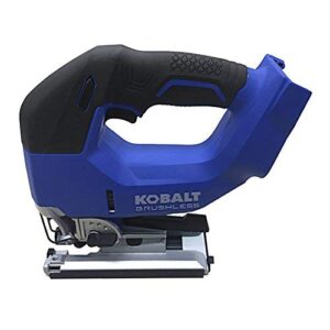 kobalt kjs 324b-03 24-volt max variable speed keyless cordless jigsaw, blue/black