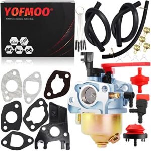 yofmoo carburetor kit compatible for mtd troy bilt 161-jw 161-jwa 2p70m0a-d 2p70mu 161sa 161s 40021ms 751-10956 751-10956a 751/951-12612 951-10956 951-10956a 751/951-14018 31a 2008-2010