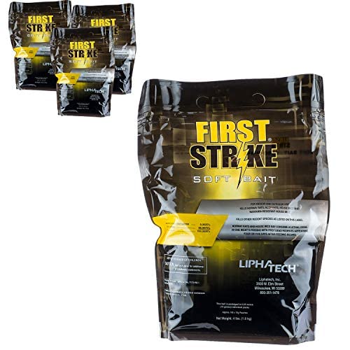 FirstStrike Soft Bait Rodent Control- 4 x 4 lb Bags