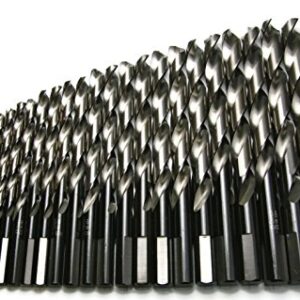 Norseman Drill Bit CN TECH Split Point HSS Jobber Length Cryogenic Drill Bits USA Made - 5 Pack (7/32")