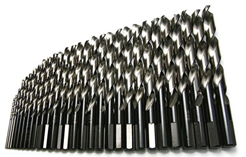 Norseman Drill Bit CN TECH Split Point HSS Jobber Length Cryogenic Drill Bits USA Made - 5 Pack (7/32")