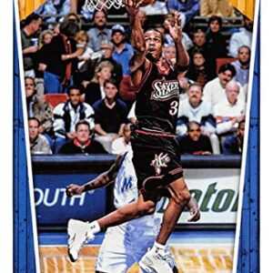 2018-19 NBA Hoops Basketball #300 Allen Iverson Philadelphia 76ers Tribute Official Trading Card made by Panini