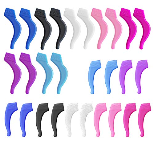 14 Pairs Eyewear Retainers Comfortable Silicone Eyeglass Strap Holder Sport Anti Slip Ear Hooks for Kids & Adults, Multi-colored