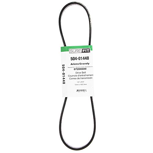 SureFit 39-1/2" Drive Belt Replacement for Ariens 07208600 ST824 ST524 ST1028 DLE SLE 24" 28" Snow Blower