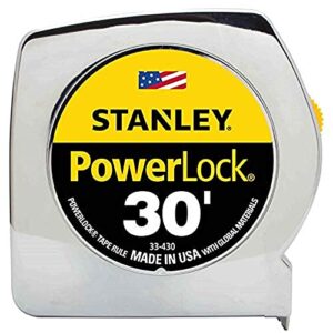 Stanley PowerLock Tape Measure (Carton of 4, 30-Foot)