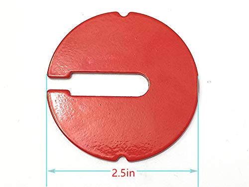 Table Inserts (Pack of 3) for 14" Band saws or Scroll saws,Diameter: 2.5 in, Thickness: 0.1 in.(Please make sure this is your size)