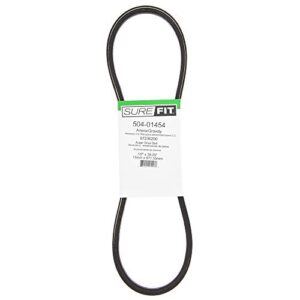 surefit auger drive belt replaces ariens gravely 07236200 rapid xz 100i 200 series st824 sb 936 snow blower 52" deck