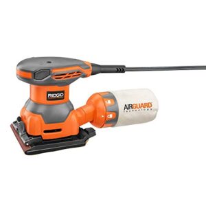 Ridgid 5.5 Amp Corded Compact Power Trim Router With Micro Adjust Dial R24012+ Sander