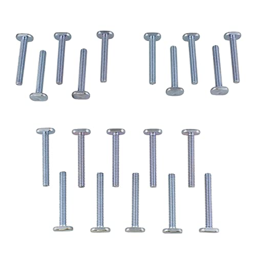 DCT Tee Bolt Set – 20 Pack 1-3/4in T Bolts for Woodworking, T Track Bolts Jig Bolts, 1/4in 20 Thread T Bolt