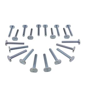 DCT Tee Bolt Set – 20 Pack 1-3/4in T Bolts for Woodworking, T Track Bolts Jig Bolts, 1/4in 20 Thread T Bolt