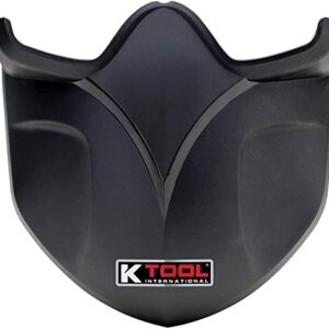 K Tool International 70046 Auto Darkening Welding Goggle Kit for Garages, Repair Shops, and DIY, Lightweight, 5-13 Adjustable Shades, Fire Retardant Hood, Bump Cap, Shield and Carrying Bag, Black/Red