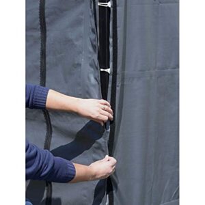 ARROW, Fabric Enclosure Kit for 12 x 20-ft Arrow Carports (Metal carport not included)