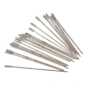 20pcs diamond drill bit, 1mm drill polished sets for jewelry beach sea glass shells gemstones lapidary