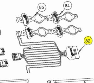 snowdogg part # 16160104 - grill to relay harness