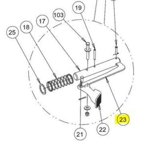 snowdogg part # 16111119 - gen 2 pedal linkage