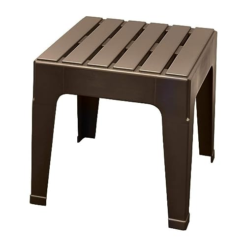 ADAMS MFG PATIO FURN 8090-60-3731 Big Easy Brown Stack Table