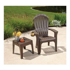 ADAMS MFG PATIO FURN 8090-60-3731 Big Easy Brown Stack Table