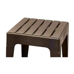 ADAMS MFG PATIO FURN 8090-60-3731 Big Easy Brown Stack Table