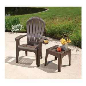 ADAMS MFG PATIO FURN 8090-60-3731 Big Easy Brown Stack Table