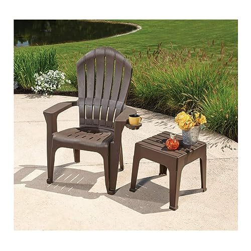 ADAMS MFG PATIO FURN 8090-60-3731 Big Easy Brown Stack Table