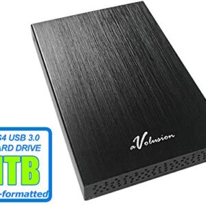 Avolusion HD250U3 1TB USB 3.0 Portable External Gaming Hard Drive (for PS4, Pre-Formatted) - 2 Year Warranty