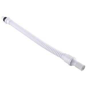 Flexible Drain Pipe, Angle Simple Flexible 1-1/4" Extension Hose Tail Pipe, Bathroom Sink Expanded Tube, Lavatory Sink Tailpiece, Vessel Sink Extension Drain Pipe, Length of 16-15/16" to 33-1/4"