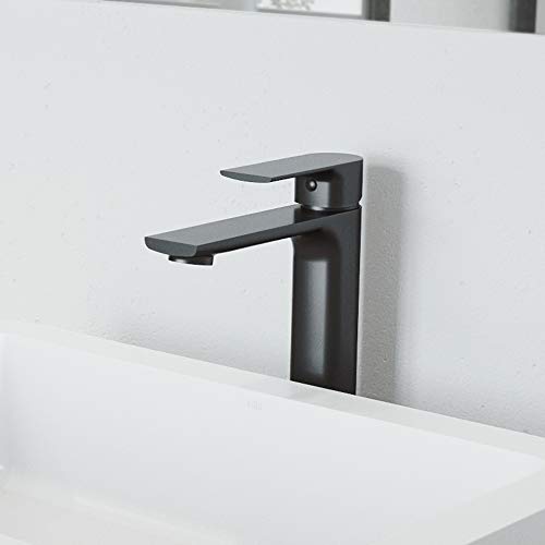 VIGO Norfolk 10.75 inch H Single Hole Single Handle Bathroom Faucet in Matte Black - Vessel Sink Faucet VG03027MB